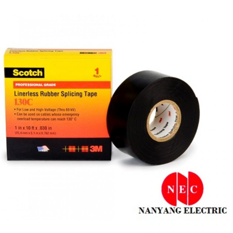 3M 130C Rubber Splicing Tape Scotch Linerless (3/4″ X 30′) (19MM X ...
